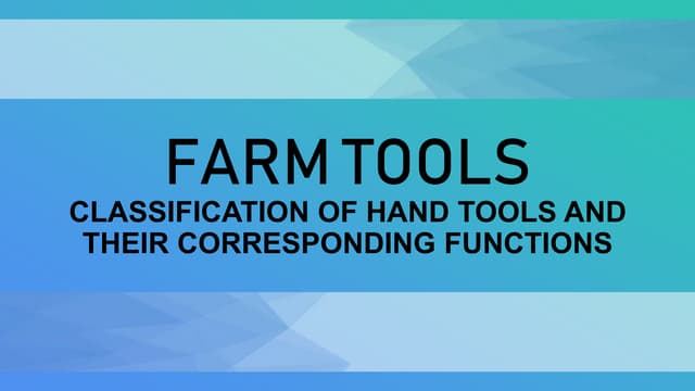 farm tools and equipment tle grade 7.pptx