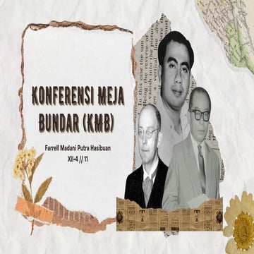 Sejarah KMB Konferensi Meja Bundar Simplified Presentation | PDF