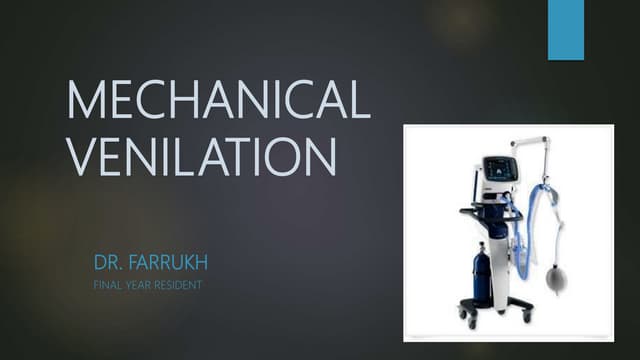 Modes of invasive mechanical ventilation | PPTX