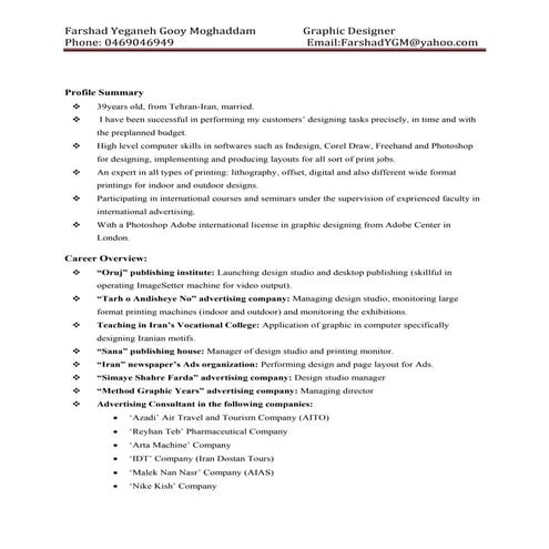 Sabir Resume | DOC