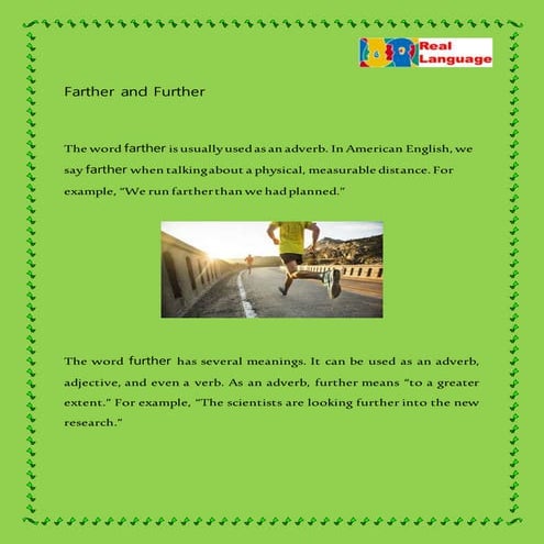 Farther and further | DOCX