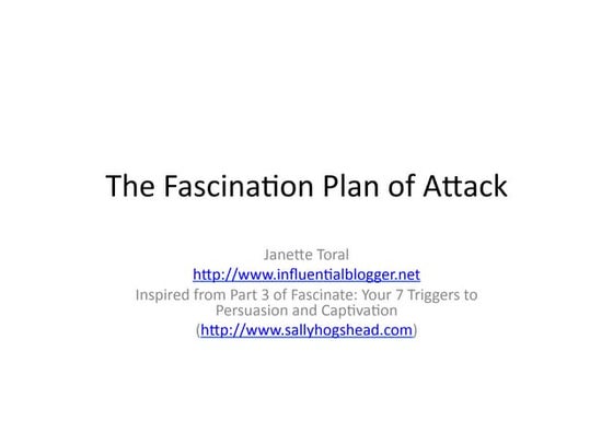 FASCINATE: A sneak peek of the content | PDF