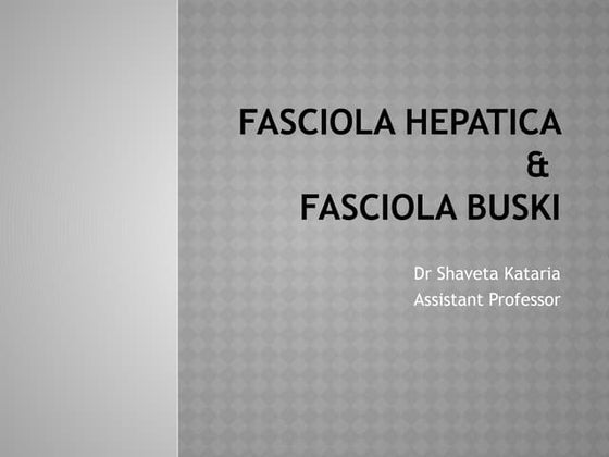 Liver flukes F. hepatica F. gigantica | PPTX | Infectious Diseases ...