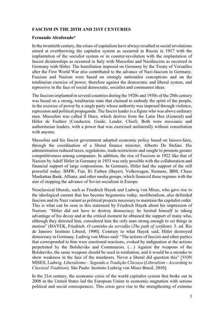 Rise of fascism | PPT