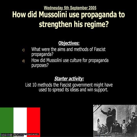 Fascist Prpaganda | PPT