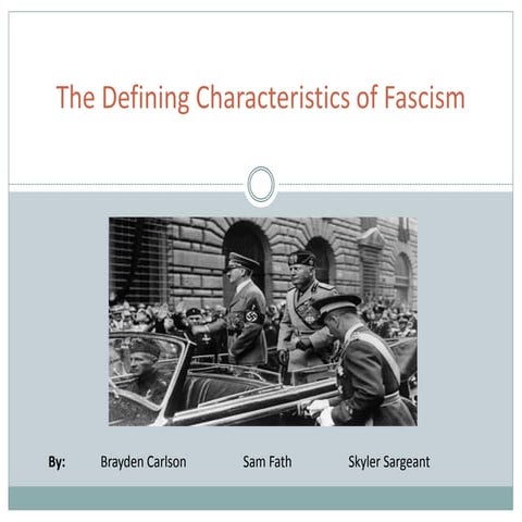 Benito Mussolini | PPT