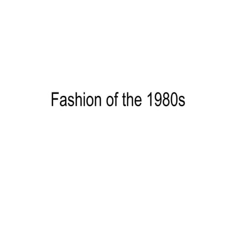 Fashion | PPT