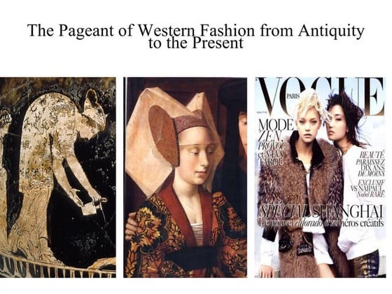 Fashion Lecture History | PPT