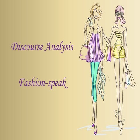 Fashion speak | PPT
