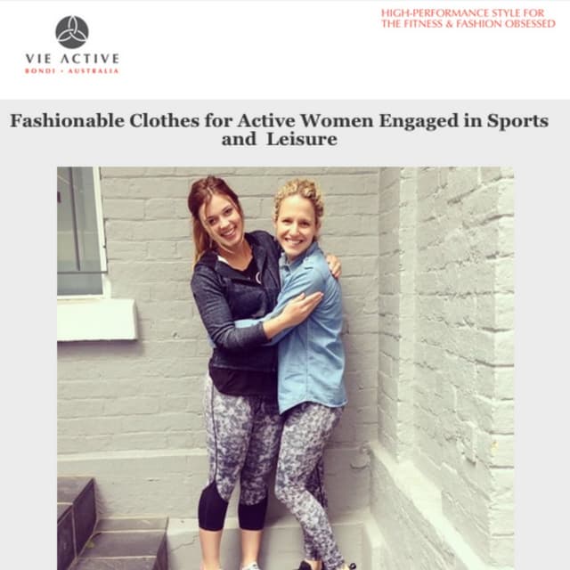 Fashionable Clothes for Active Women Engaged in Sports and Leisure | PDF