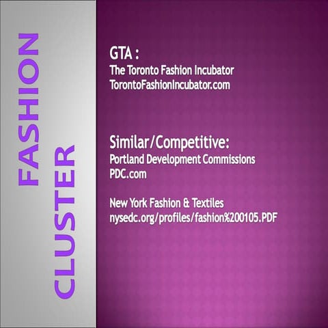 Fashion Cluster Overview | PPT