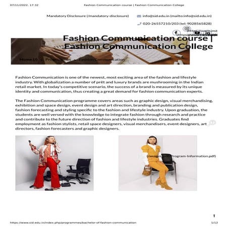 Fashion Communication course _ Fashion Communication College.pdf