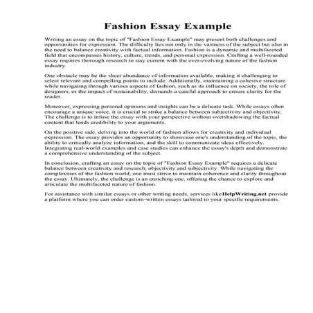 Fashion Essay Example.pdf