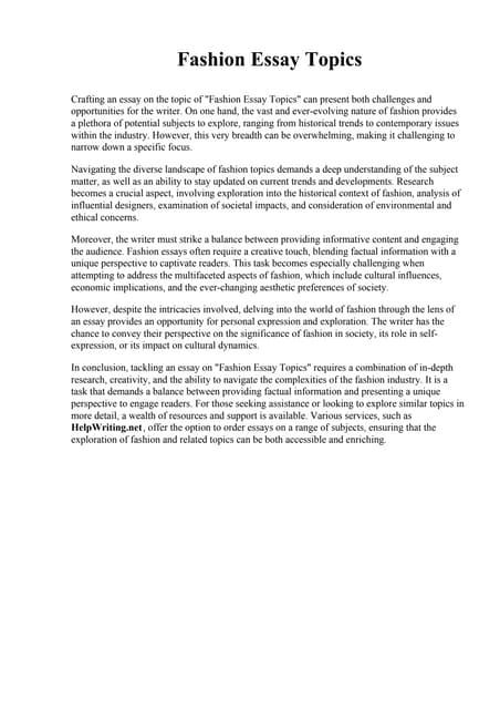 "Discourse" of Creation: A Narrative Analysis of Fashion | PDF