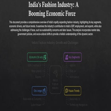 fashion industry boom.pptx an economics project | PPTX