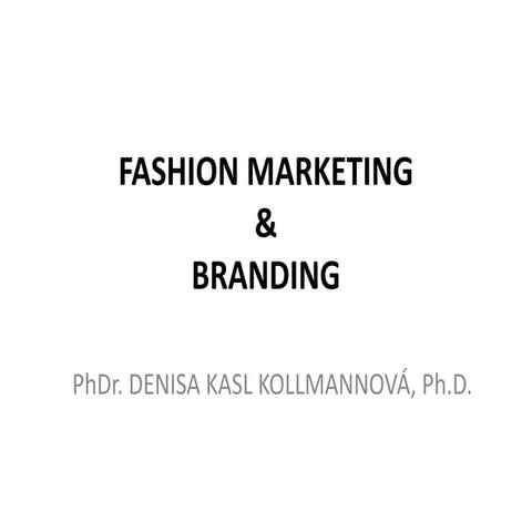 Fashion marketing | PPTX