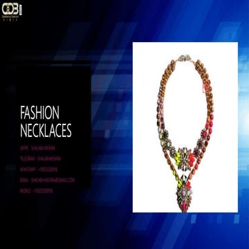 Fashion necklaces | PPT