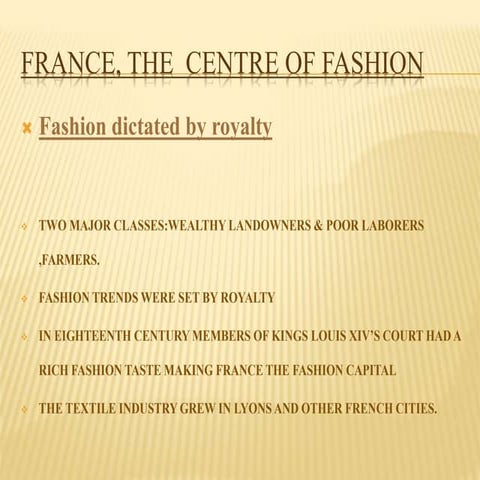 Fashion through years | PPTX