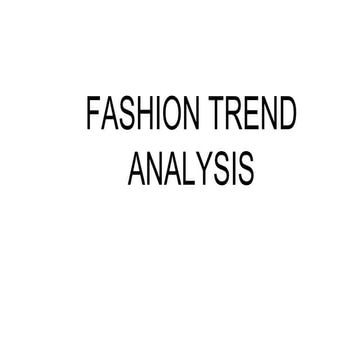 ELEMENTS AND CHARACTERISTICS OF TREND | PPTX