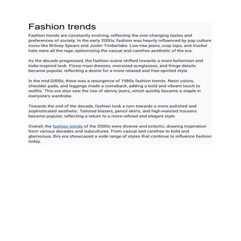 Fashion Trends 1 Pdf