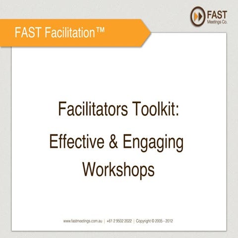 A toolkit for facilitators packed with practical methods to design and ...