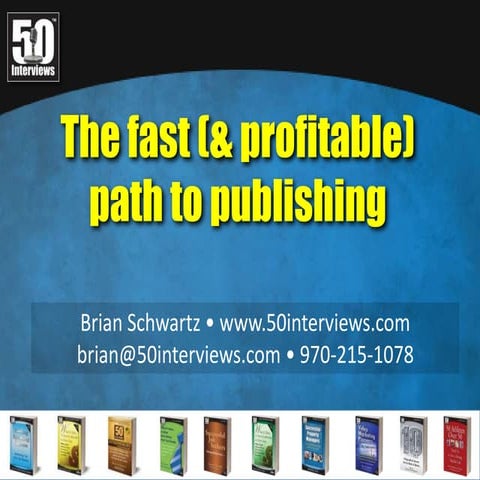 The Fast Path to Getting Published | PPT