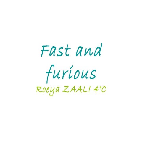 Fast and furious | PPT