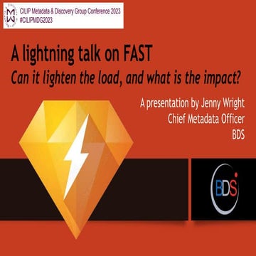 FAST : can it lighten the load, and what is the impact / Jenny Wright ...