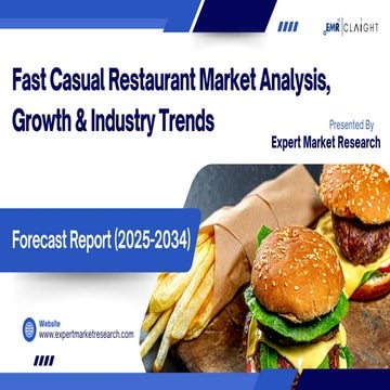 Fast Casual Restaurant Market Outlook 2025-2034 | PDF