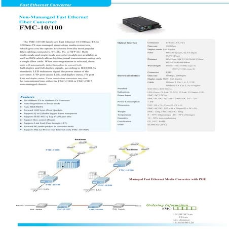 Fast ethernet converter | PDF