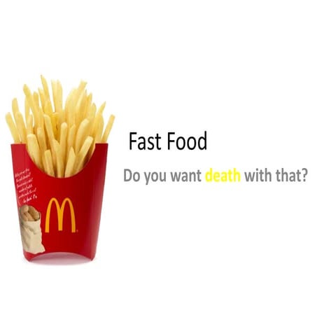 Fast food | PPTX