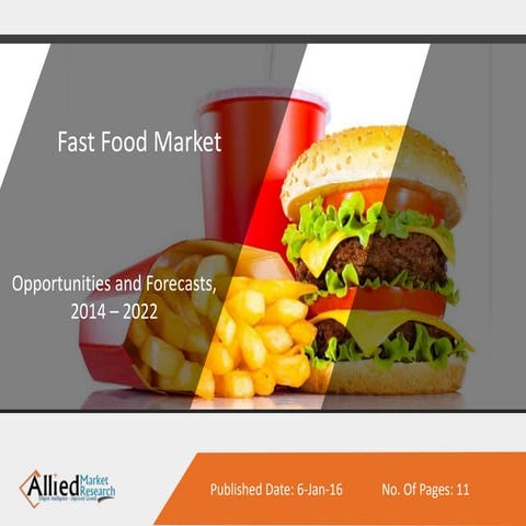 Fast food market ppt | PPT