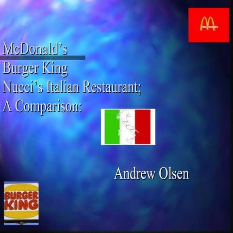 Fast food vs family restaurant | PPT