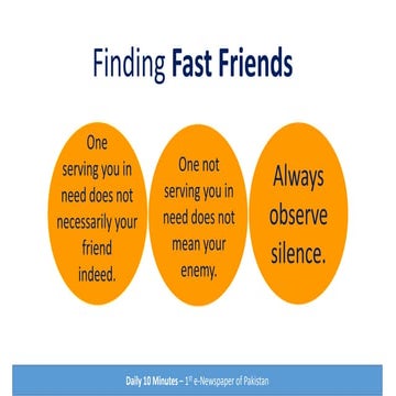 Finding Fast Friends | PPT | Free Download