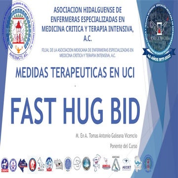 FAST HUG DIG UCI TERAPIA INTENSIVA CUIDADOS | PPTX