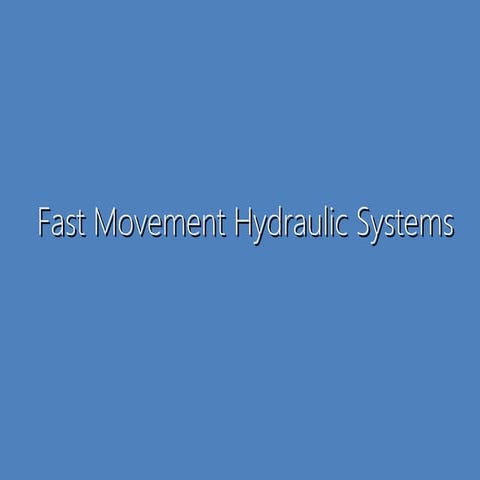 Hydraulic Systems | PPT