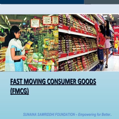Fast moving consumer goods ( FMCG ) | PPT