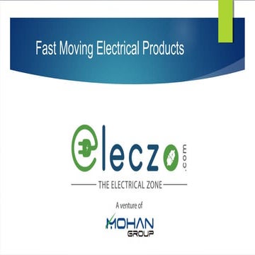 Fast Moving Electrical Products | PPT