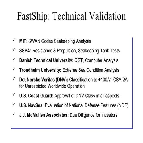 FAST Ship Slides B | PPT