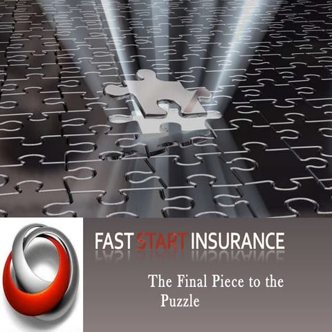 Fast Start Insurance Complete Presentation | PPT