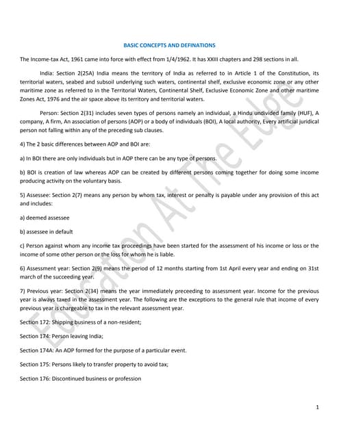 Clubbing of income ppt | PPTX