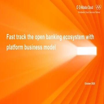 apidays LIVE Hong Kong - Fast Track the Open Banking Ecosystem with Platform Business Model by ...