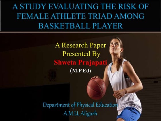 Female Athlete Triad | PPTX | Bone and Joint Conditions | Diseases and ...