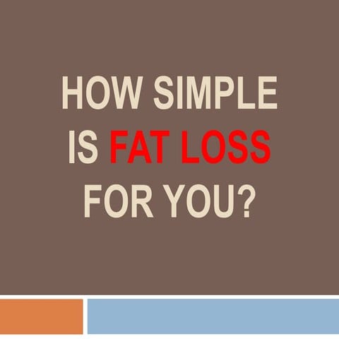 Fat loss | PPSX