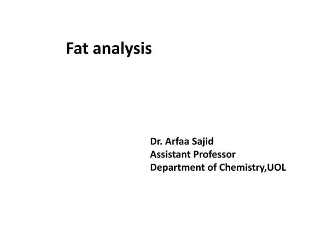 Estimation of total carbohydrate | PPTX