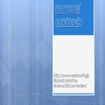 Fatcow reviews | PPTX