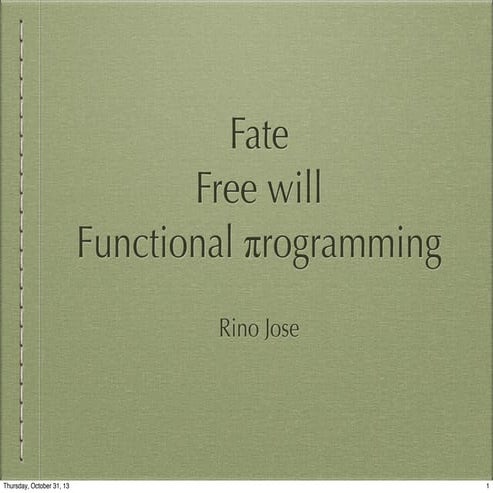 Fate and functional programming | PPT