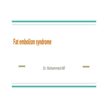 Fat embolism | PPTX