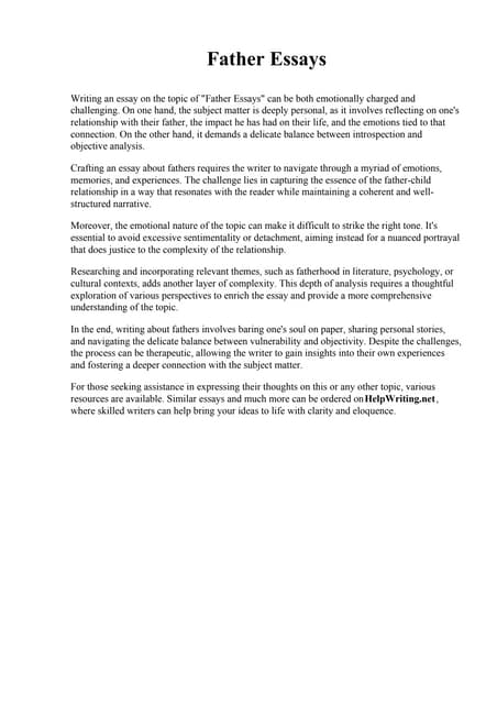 Essay Father.pdf