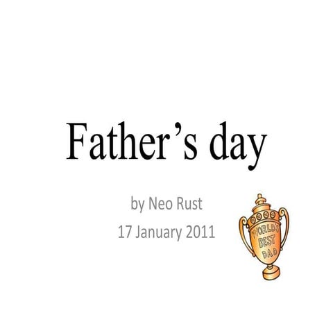 Father’s day | PPT